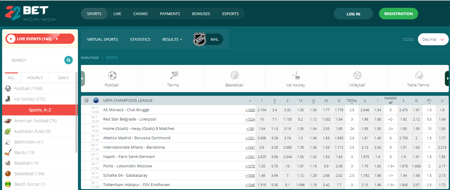 22Bet Promo Code 2024: Tap 22MAX – Up to 130$ bonus