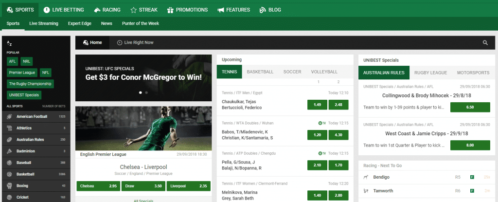Unibet Australia Sports Betting Guide